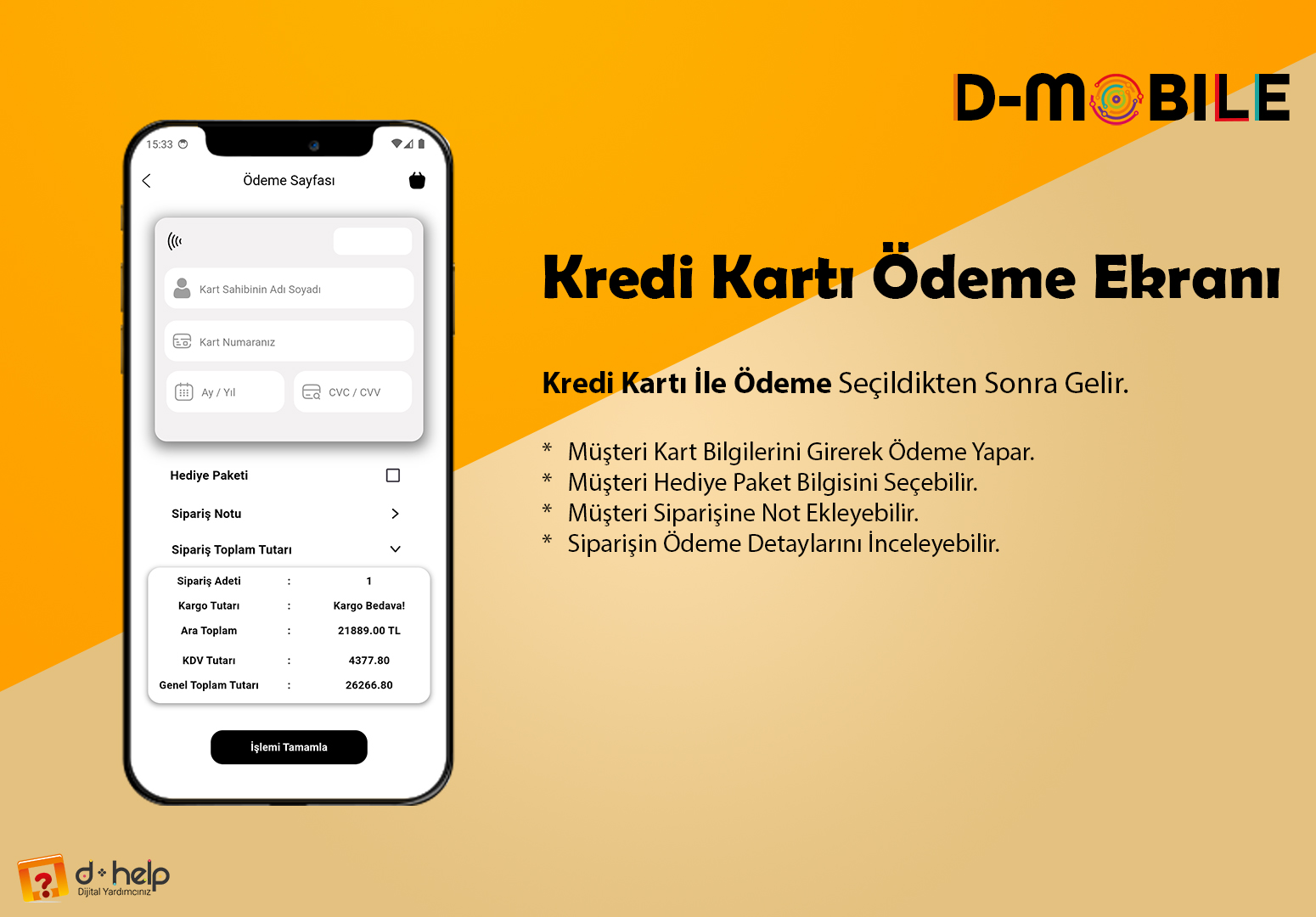 D-Mobile Uygulaması - IdeaSoft Appstore